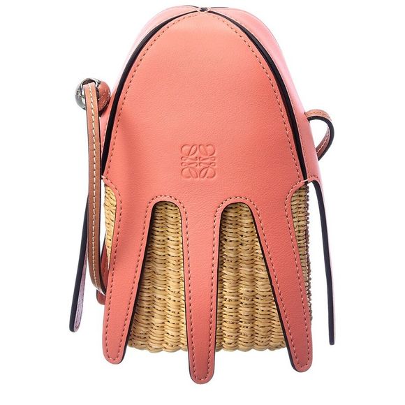 Loewe | Bags | Loewe Paulas Ibiza Octopus Leather Wicker Crossbody Pink ...